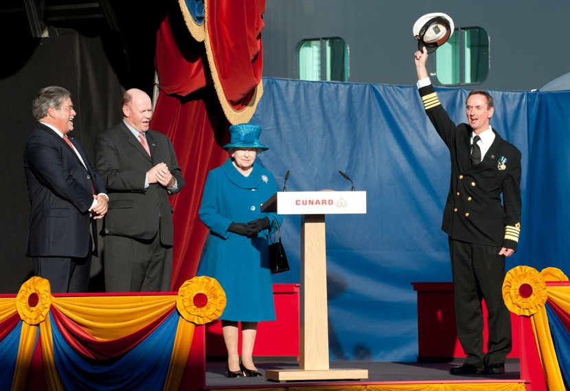 Queen Elizabeth Naming Ceremony | Stage One
