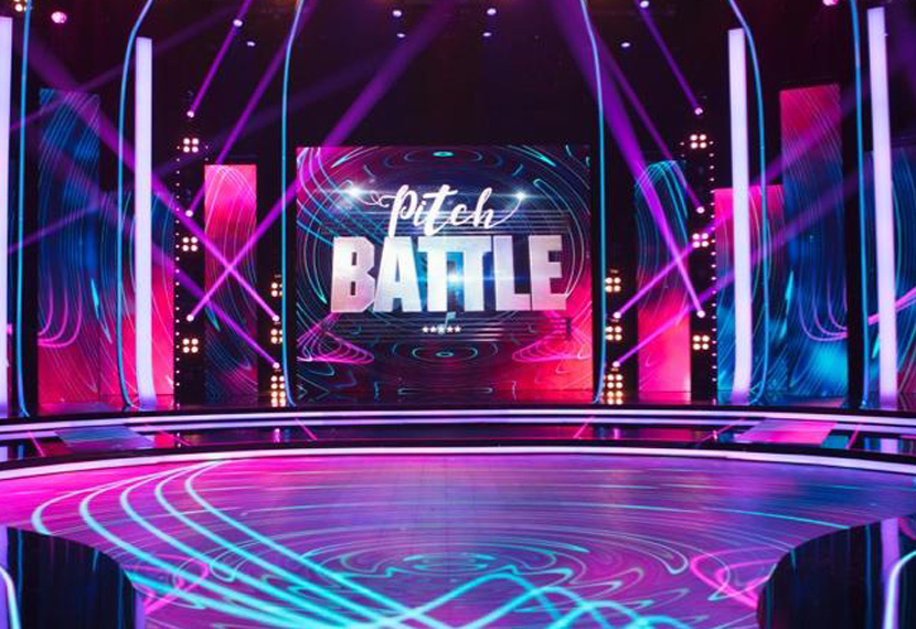 Pitch Battle TV studio set | Stage One
