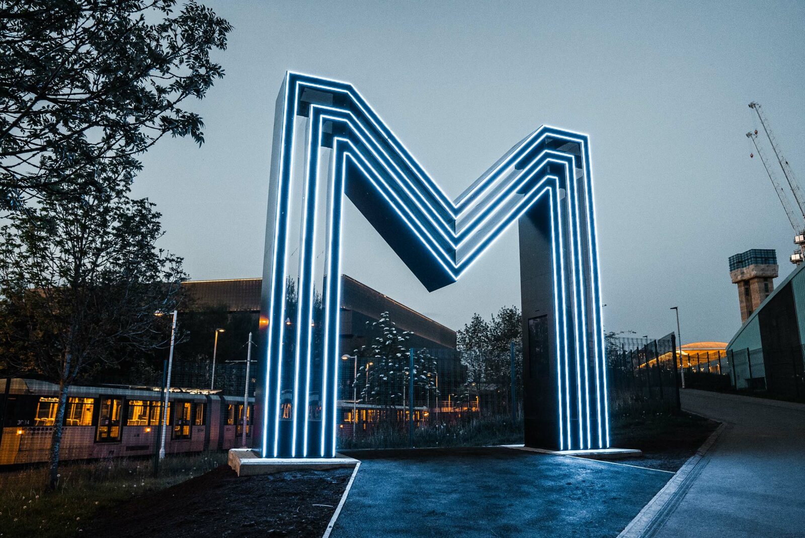 A colossal steel structure over five metres in height, the 'Big M' is a photo opportunity for ...